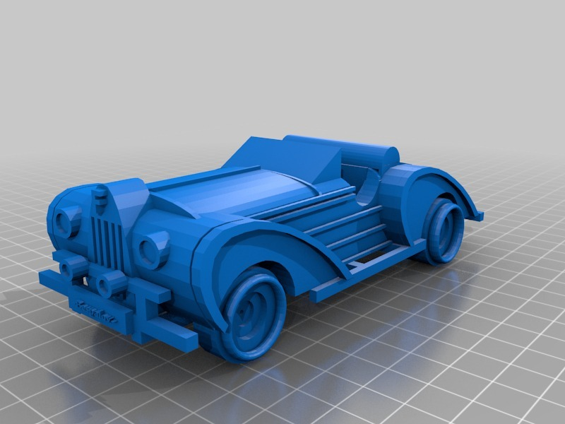 Free 3D file Vintage car・3D print model to download・Cults