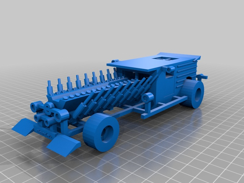 Free 3D file Hot-Rod・3D printer design to download・Cults