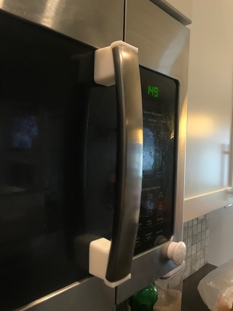 Free 3D file GE Microwave Handle Bracket・3D printable model to download ...