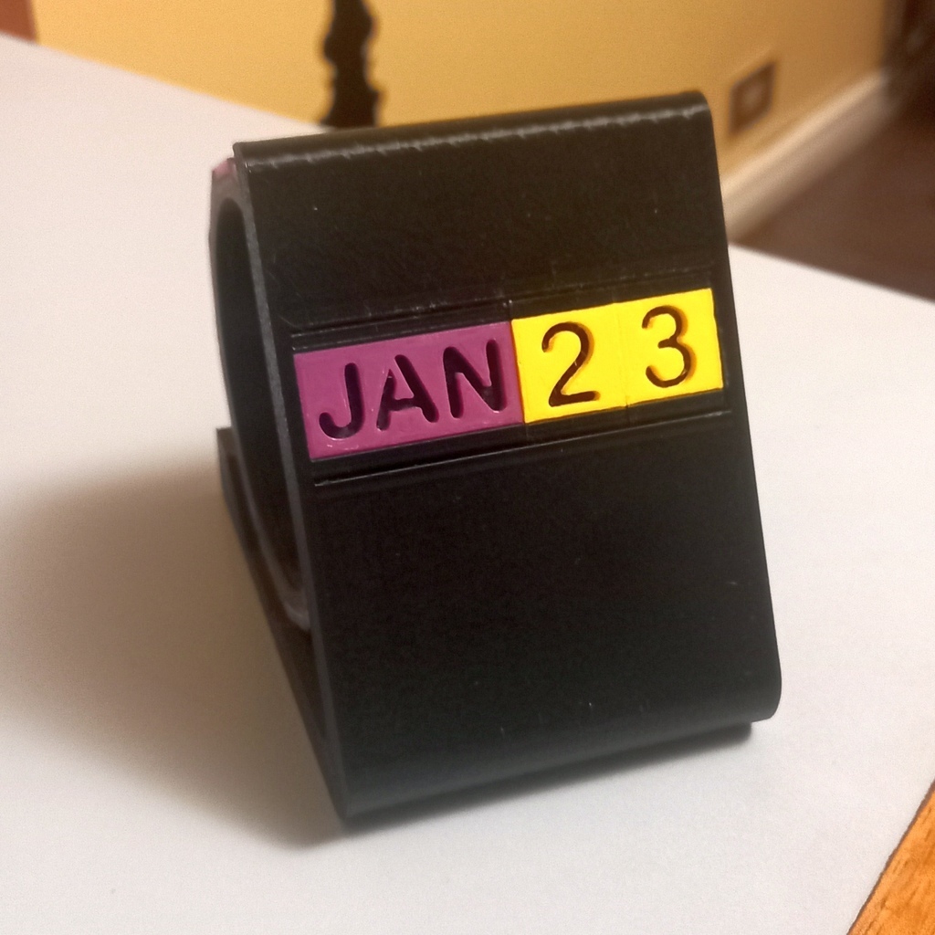 Free 3D file PERPETUAL CALENDAR 📅・Object to download and to 3D print・Cults