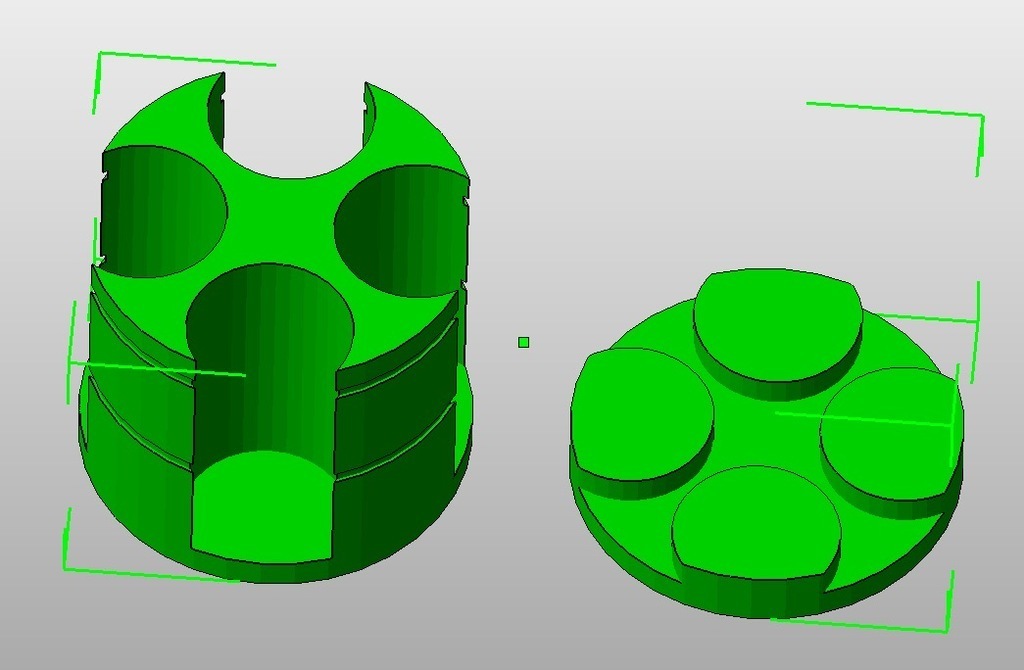 Free 3d File Fully Parameterized Coin Holder Generator Script・3d