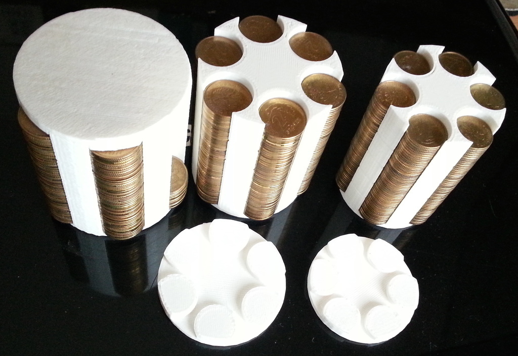 Free 3D file Fully parameterized coin holder generator script.・3D ...