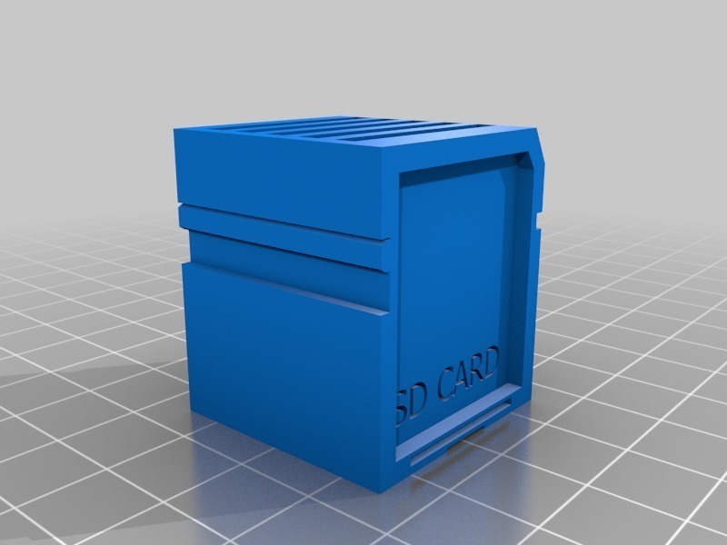 Free 3D file SD Card holder・3D printer model to download・Cults