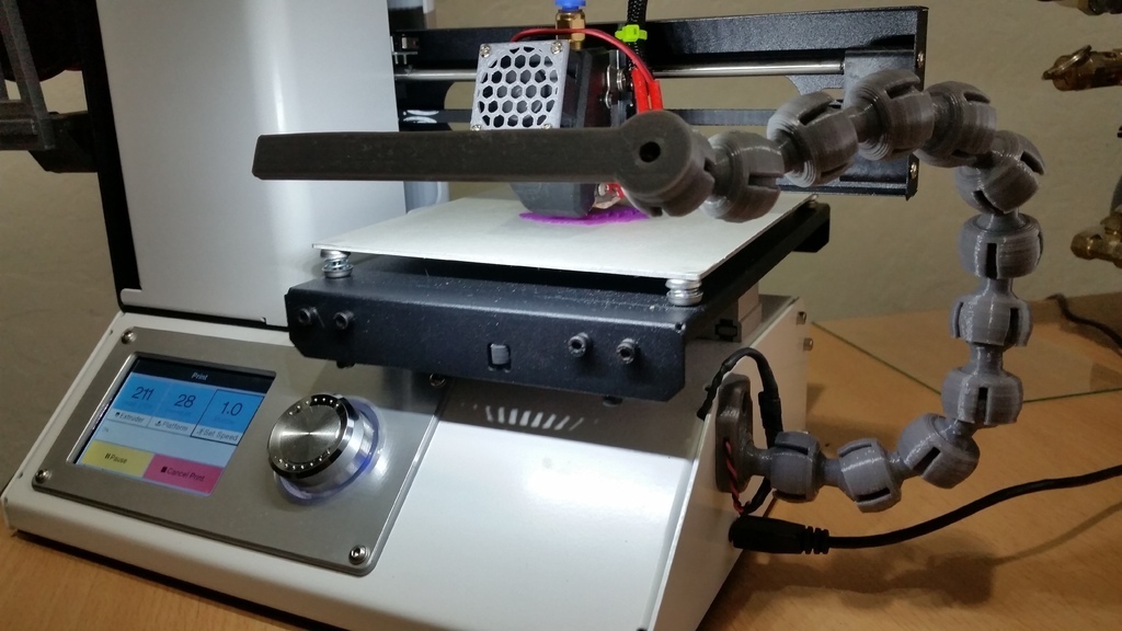 Free 3D file Ball and Socket LED Lamp for MP Select Mini・Model to ...