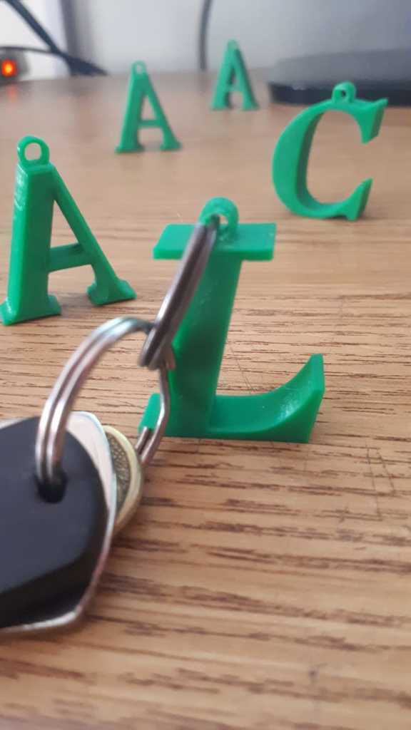 Free 3D file Letters Keychain (A,C,L) 🗝️・Object to download and to 3D ...