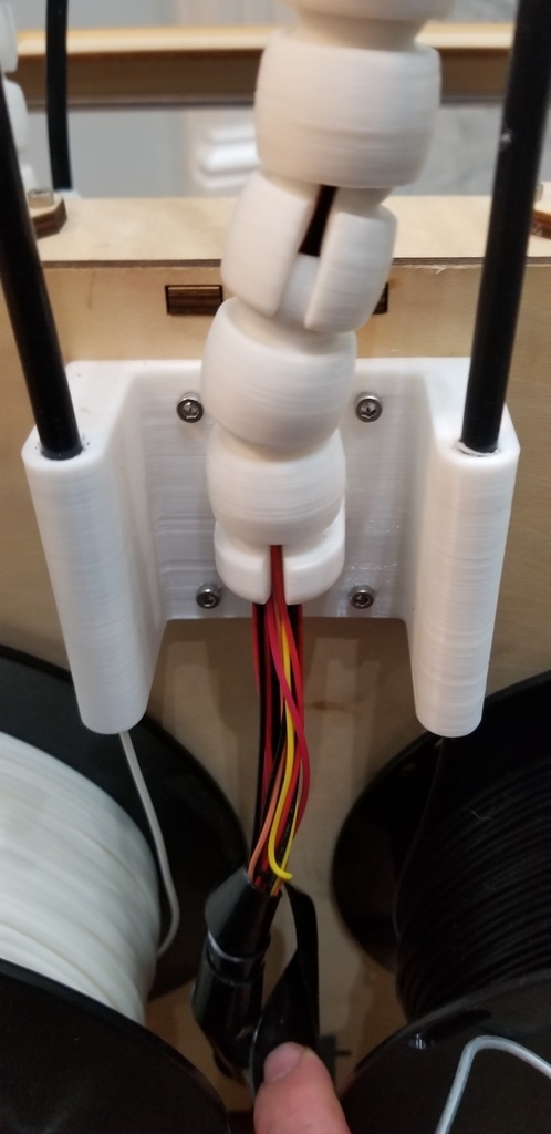 Archivo 3D gratis Guía de fliamento y gestión de cables de FlashForge ...