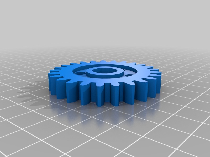 Archivo 3D gratis Engranaje recto envolvente de 25 dientes・Modelo para ...