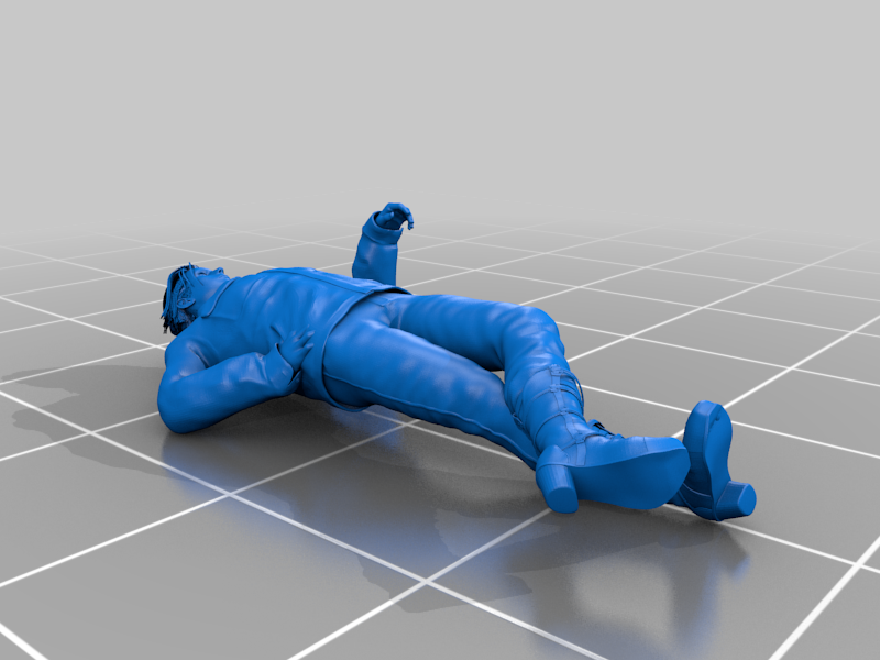Free 3D file Fox Mulder x-files for printing and for video games ...