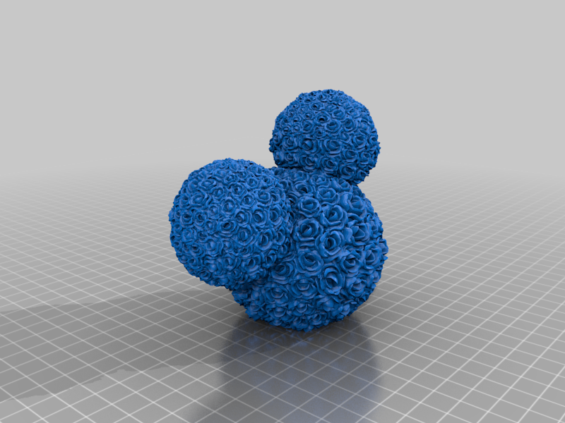Free STL file Disney Mickey Rose・3D printer model to download・Cults