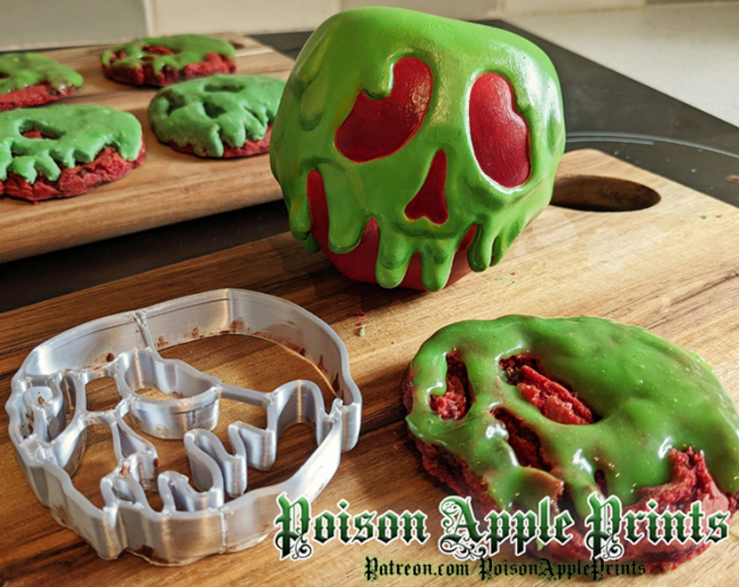 Free 3D file Poison Apple Cookie Cutter・3D printable design to download ...