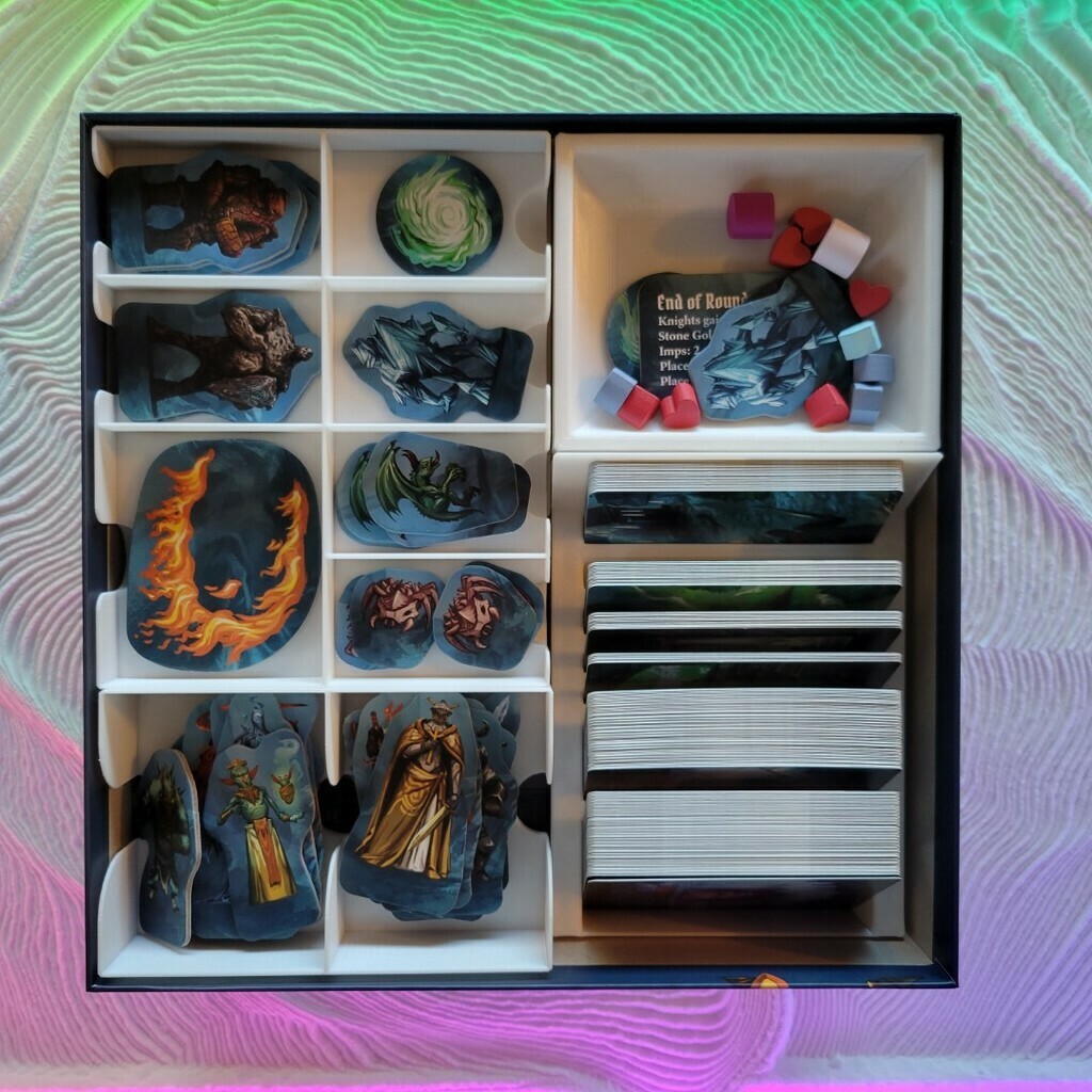 Free 3D file Knight Fall board game insert・Model to download and 3D print・Cults