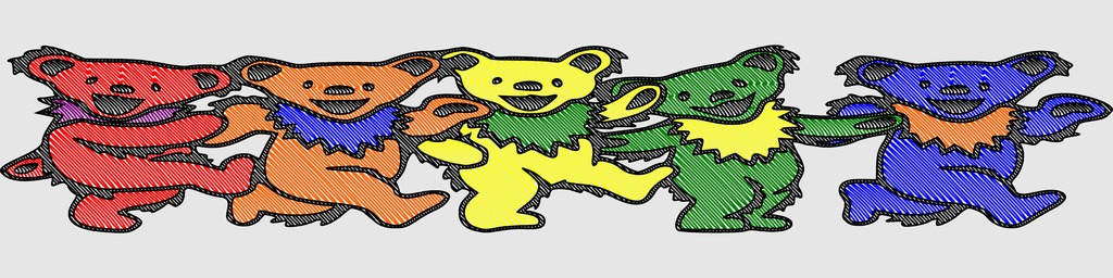 Free 3D file grateful dead bears 😵・3D printable model to download・Cults