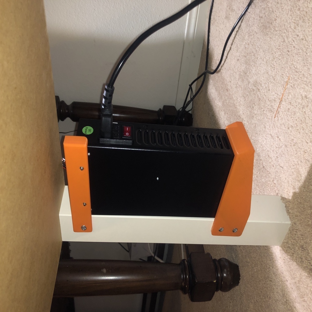 Free 3D file Prusa i3 MK3s IKEA Enclosure PSU mount(Black PSU)・3D ...