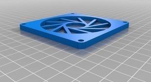 Free 3D file Aperture Fan Grill 120mm・3D printing template to download ...
