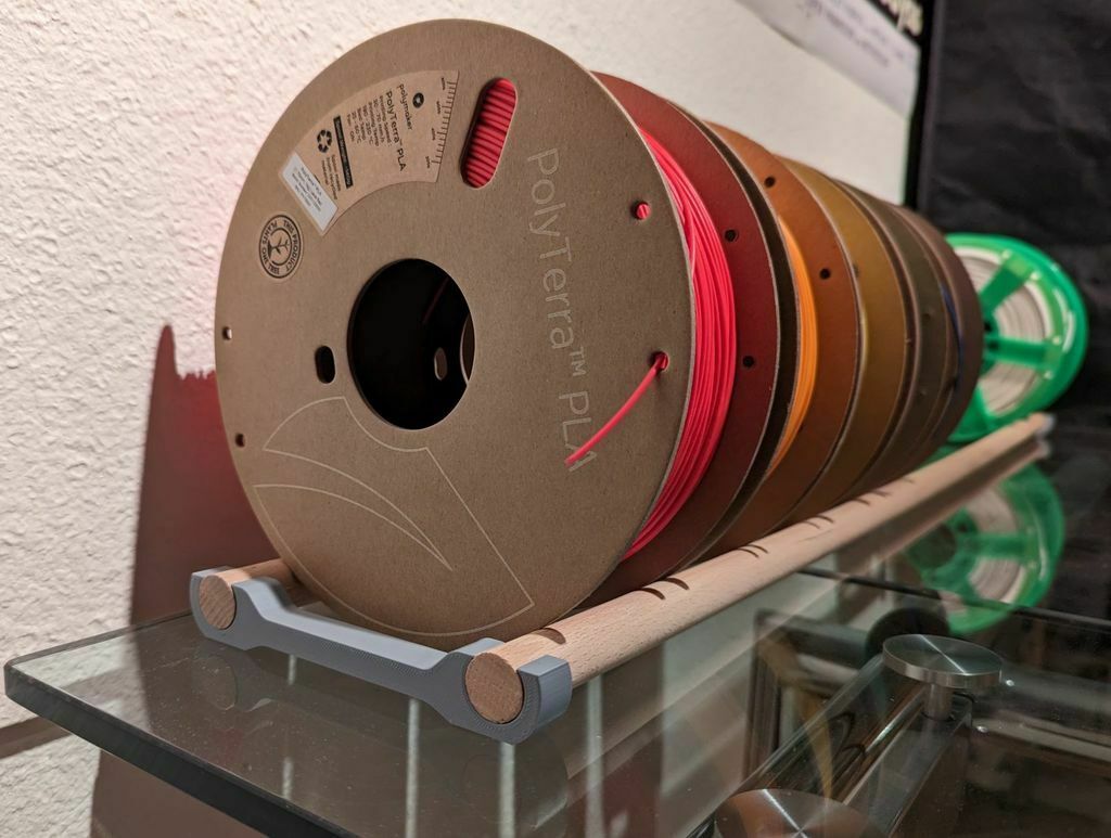 Free STL file Simple Filament Spool Holder Brackets・3D printer design ...