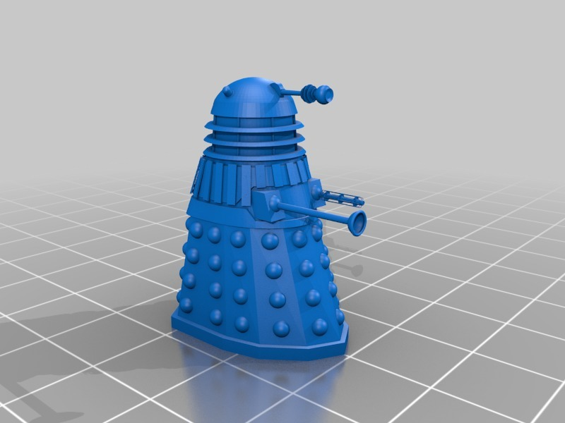 Free 3D file CLASSIC DALEK FROM (1965 MISSION TO THE UNKNOWN) 🎨・3D print object to download・Cults