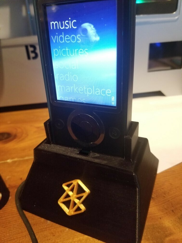 Free 3D file Zune dock・3D print object to download・Cults