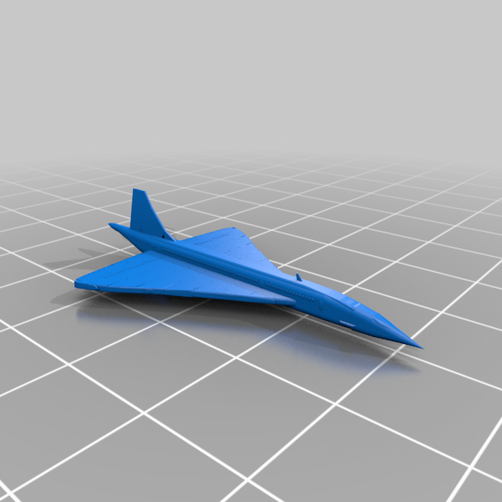 3D file Concorde・3D printing model to download・Cults