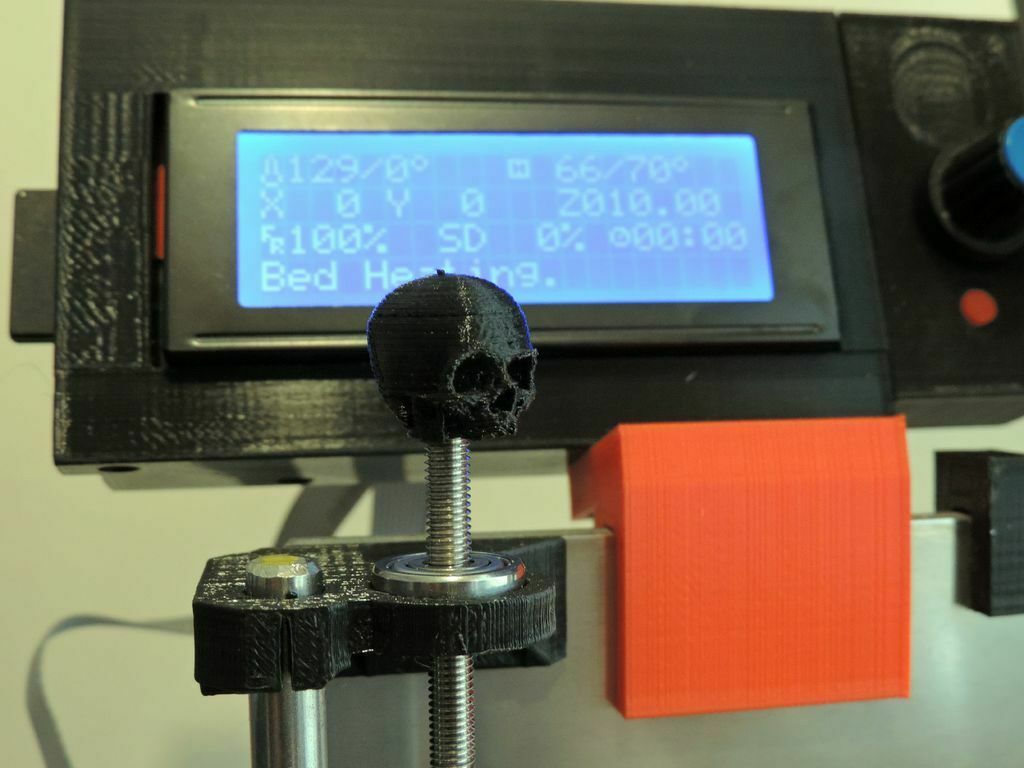 Free 3D file Get Ahead with 3D printing - Prusa Z-Axis Skull Pointer 💀 ...