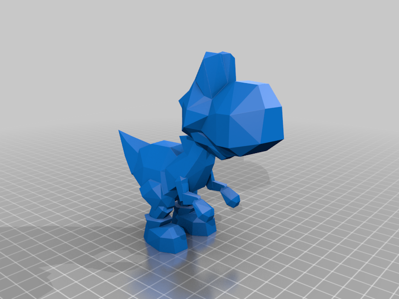 Free 3D file Low Poly Yoshi - fixed・3D printer model to download・Cults