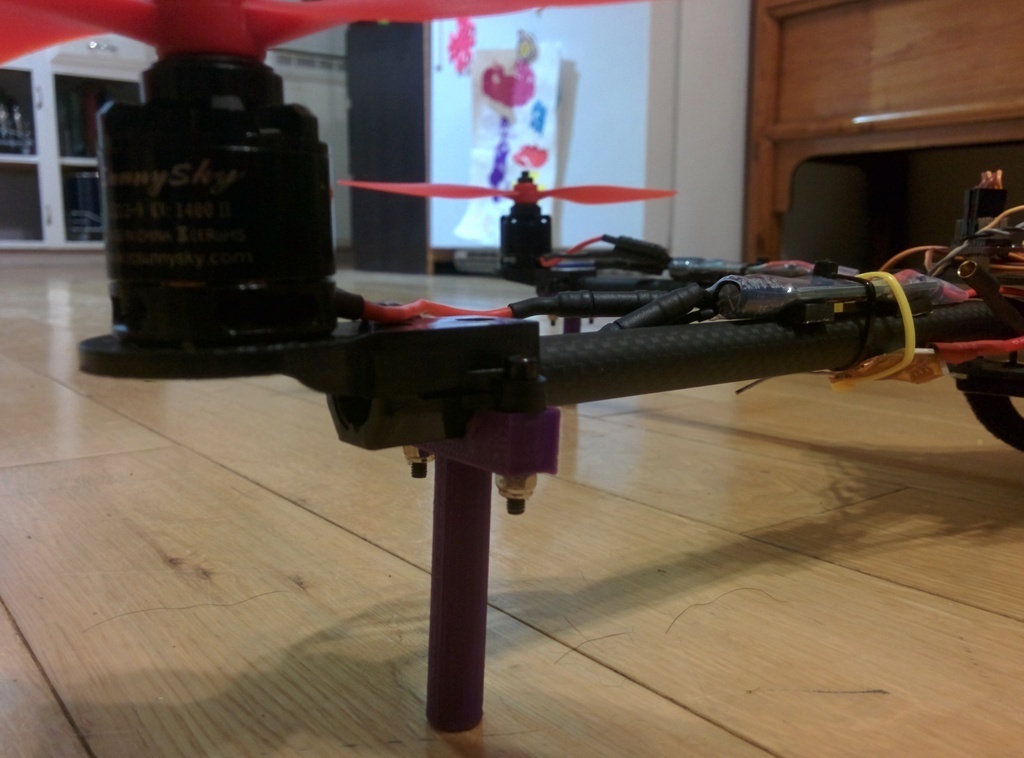 Free 3D file Talon V1 / DIY 12mm tube motor mount Landing Gear・3D print ...
