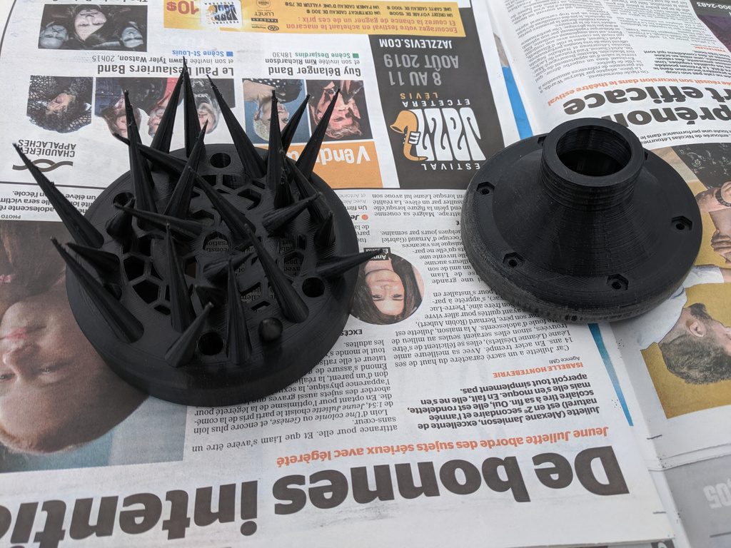 Free 3D file Israeli Gas Mask Filter with spikes・3D printable model to ...