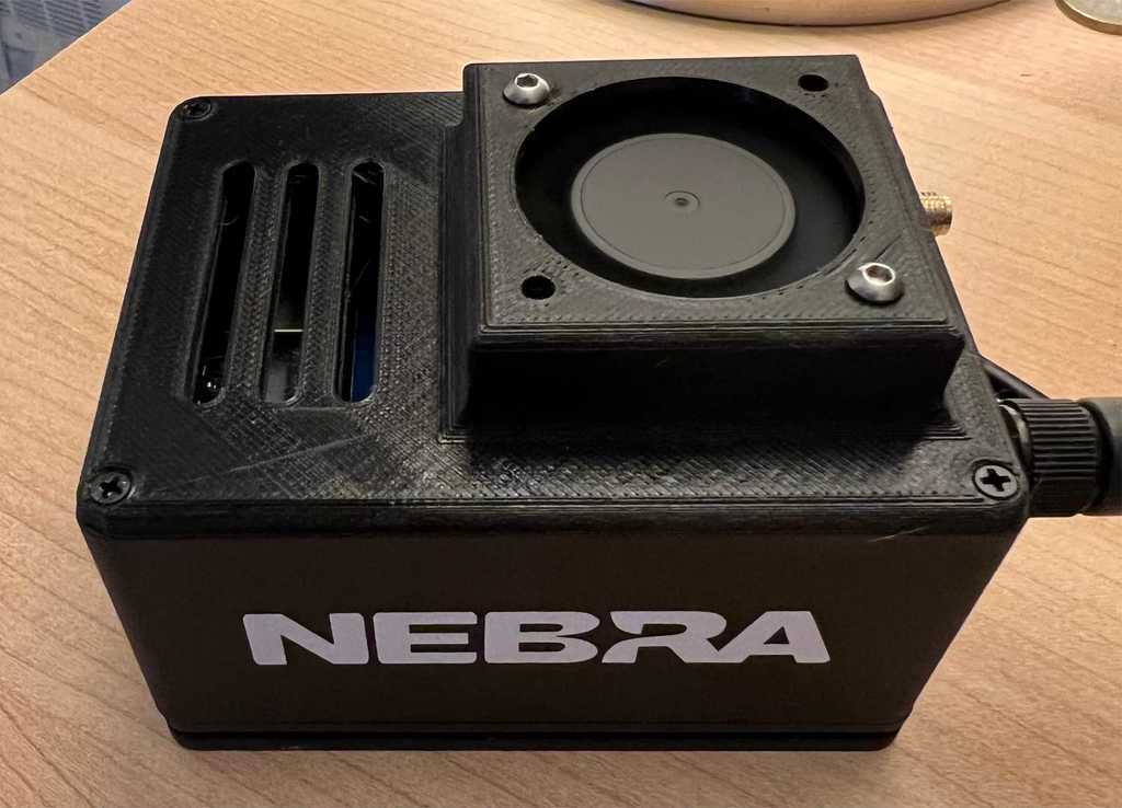 Free 3D file Fan Cover for Nebra Rock Pi Helium Miner 🪨・3D printable ...