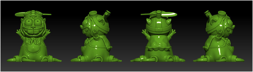 Free 3D file Pet monster Pipsquid - with moveable propeller!・3D ...