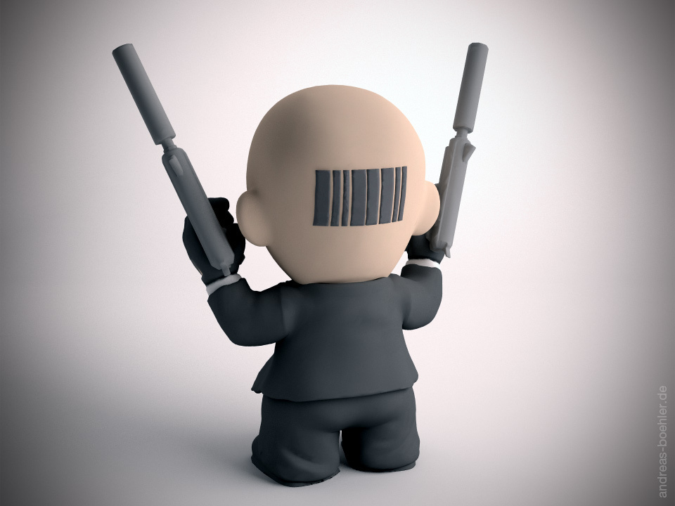 Free 3D file Hitman・3D printing idea to download・Cults