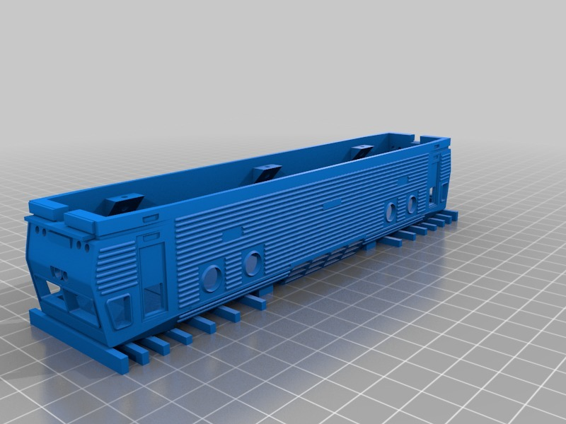 Free 3D file H0 electric locomotive ŠKODA ČD 363・3D print design to ...