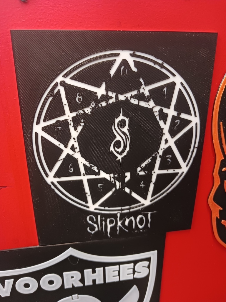 Archivo 3D gratis Logotipo de Slipknot 🖼️・Plan imprimible en 3D para ...