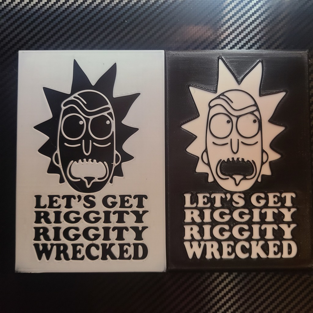 Free 3D file lets get riggity riggity wrecked - rick 🎨・3D printer ...
