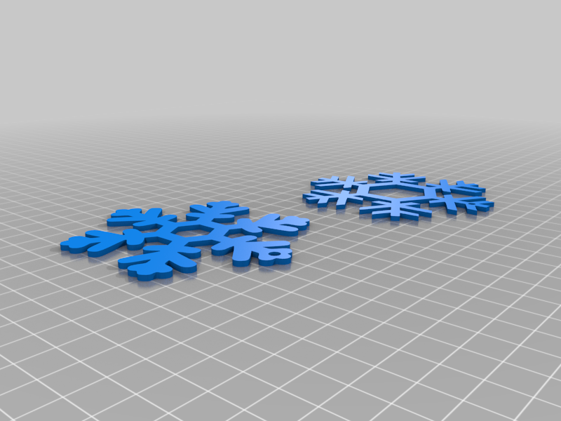Free 3D file Snowflake ornaments ️・3D printing model to download・Cults