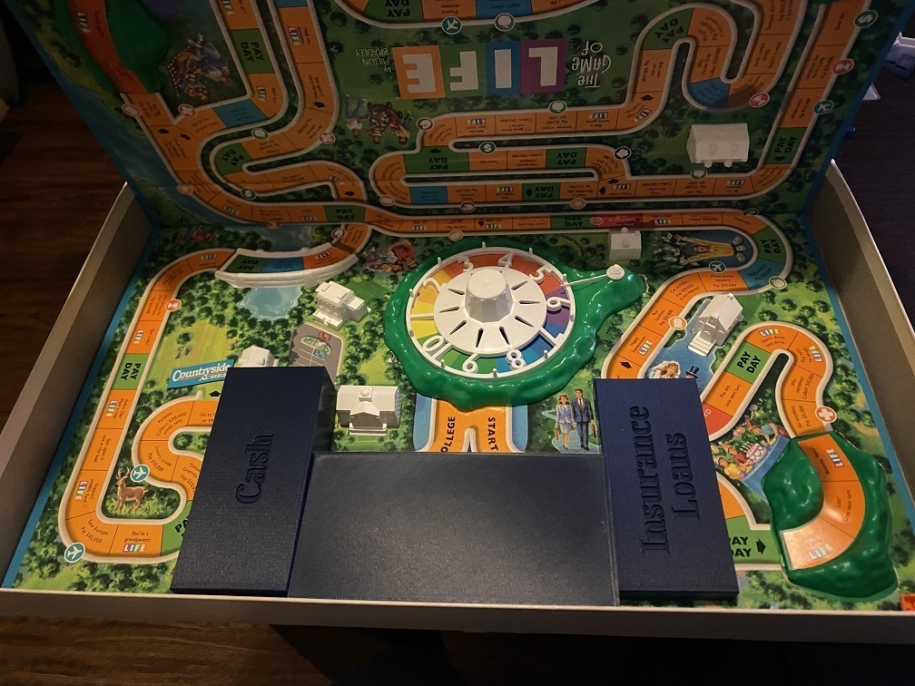 Free 3D file Game of Life - Insurance + Loan Box + Lid・3D print design ...