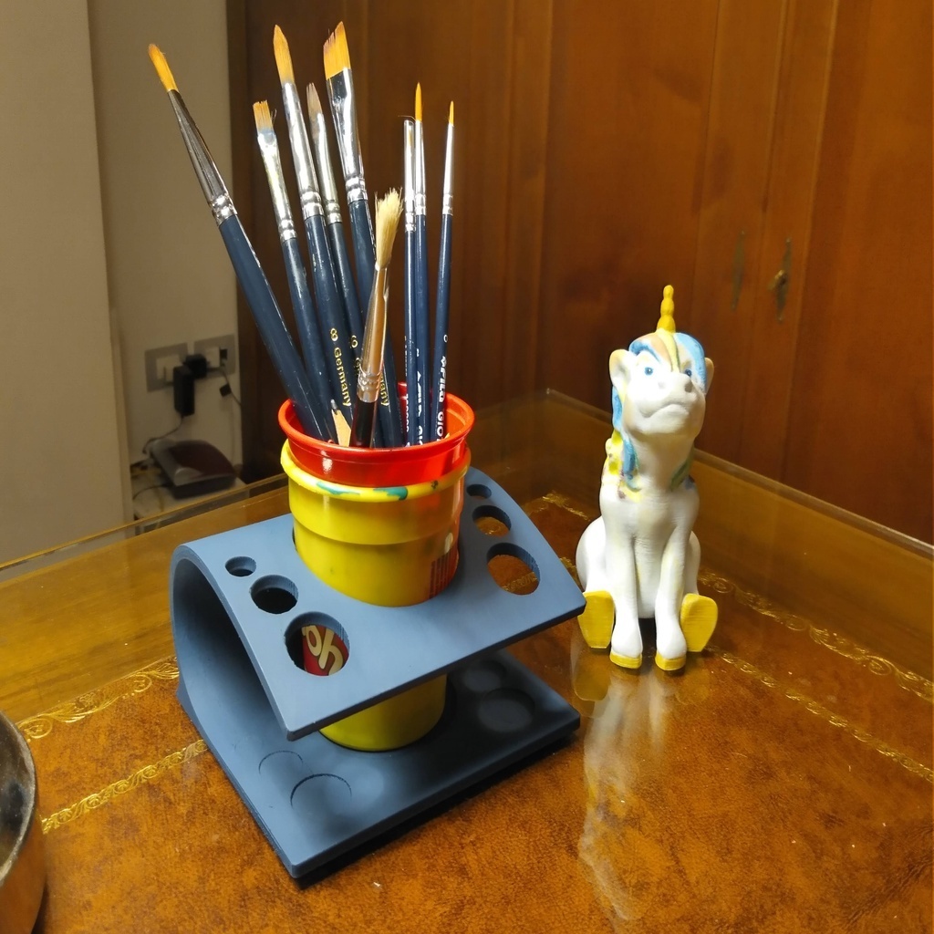 3D file Stand for painting tools 🖼️・3D printer design to download・Cults