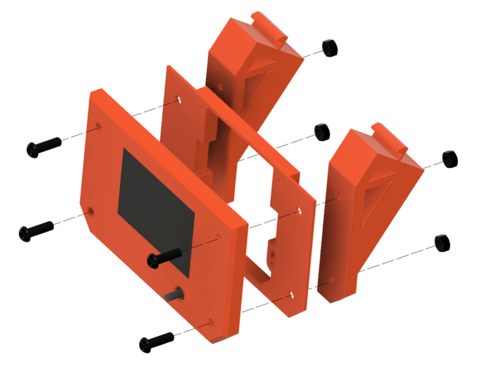 Free STL file Creality Ender 3/Ender 3 Pro (V1) External LCD Mount for ...