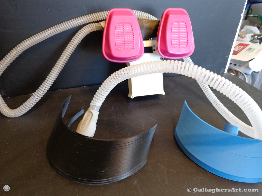 Free 3D file Powered, Air-Purifying Respirator (PAPR) Face and Head ...