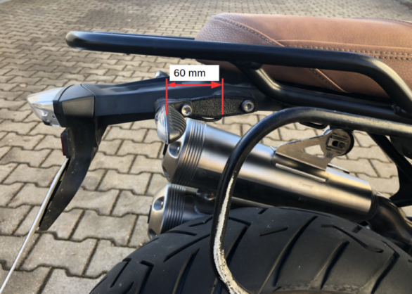 STL file BMW R nineT Turn signal repositioning brackets・3D print design ...