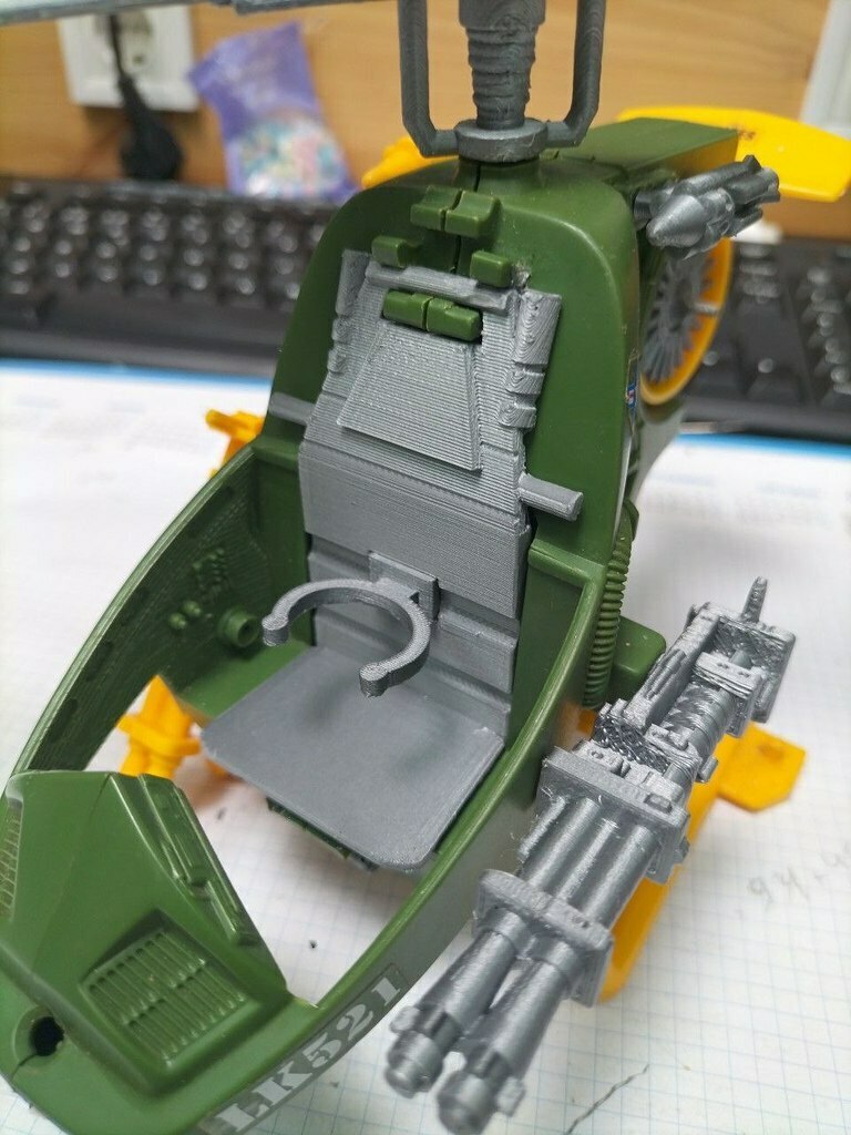 Free 3D file Asiento Helicoptero gi-joe・3D printer design to download・Cults