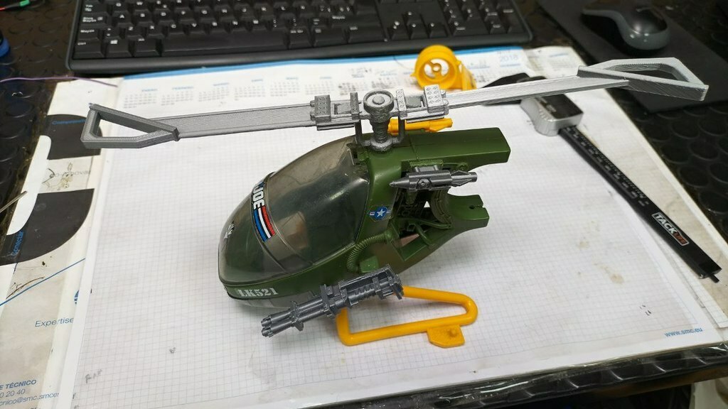 Free 3D file Helices helicoptero GI-JOE 🚁・3D printing design to ...