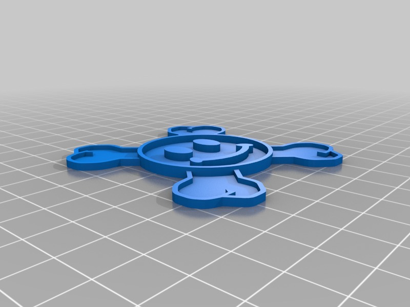 Free 3D file smiley crossbones・3D print model to download・Cults