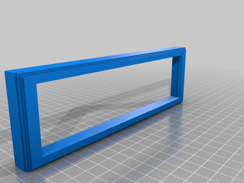 Free 3D file single din face plate・Template to download and 3D print・Cults