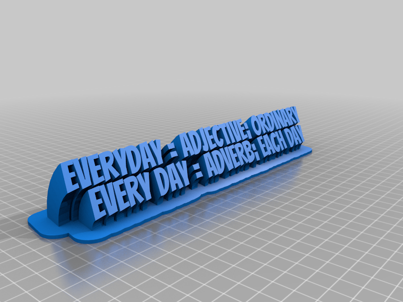Free 3D file Everyday Every Day・3D printable model to download・Cults