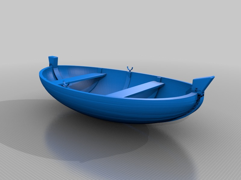 Free 3D file Rowing boat version 2・Object to download and to 3D print・Cults