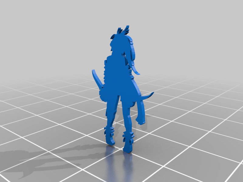Free 3D file Silhouette Rikku Final Fantasy X2・3D print design to ...