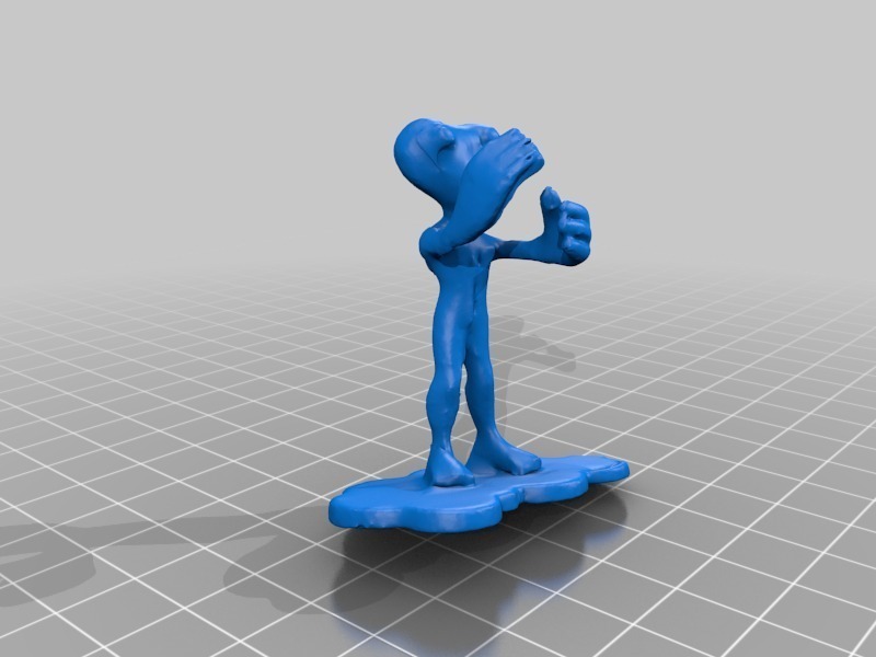 Free 3D file Little alien・Model to download and 3D print・Cults