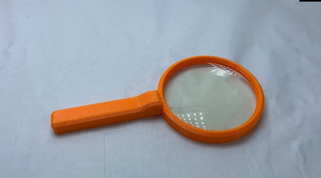 Free 3D file 3D printed magnifying glass with 3D printed optical lens 🧑 ...