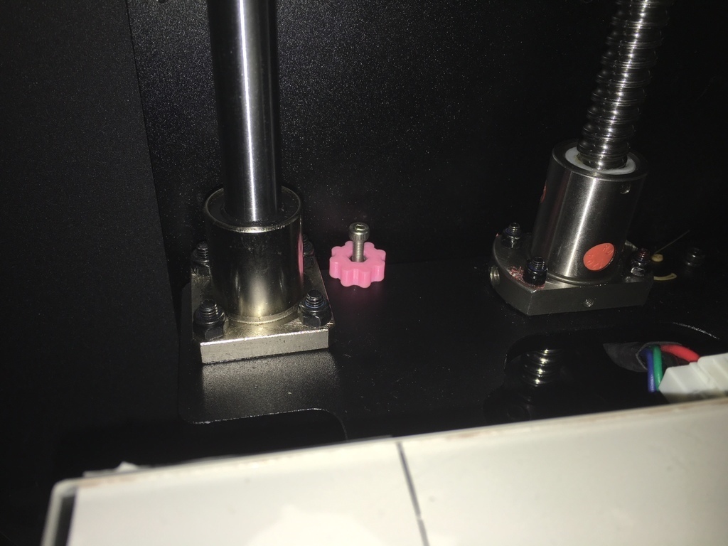 Free 3D file MP Maker Ultimate Z-Stop Adjustment Screw Knob・3D printing ...