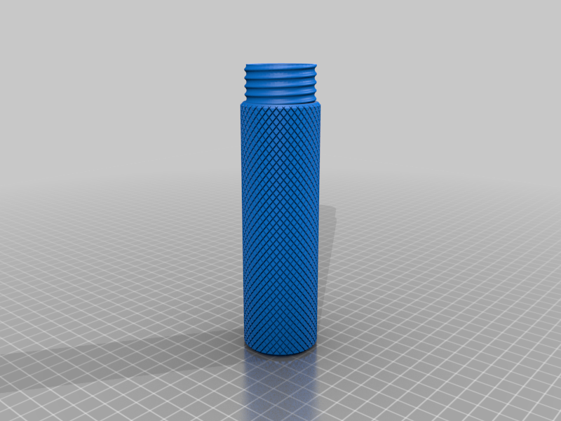 Free 3D file Screw top cylinder with knurled surface 🔝・3D printable ...