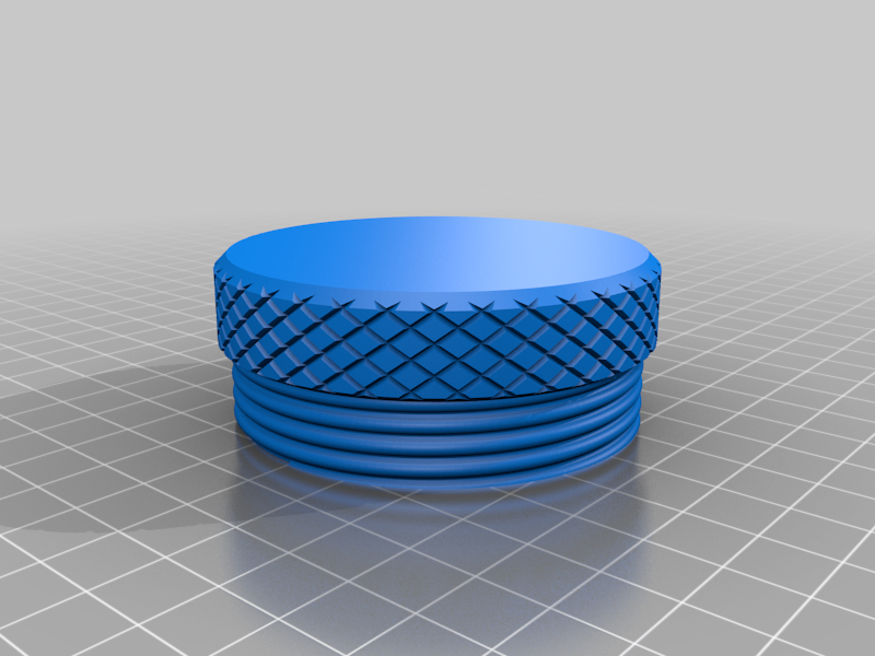 Free 3D file Modular screw-top cylinder with knurled surface ...